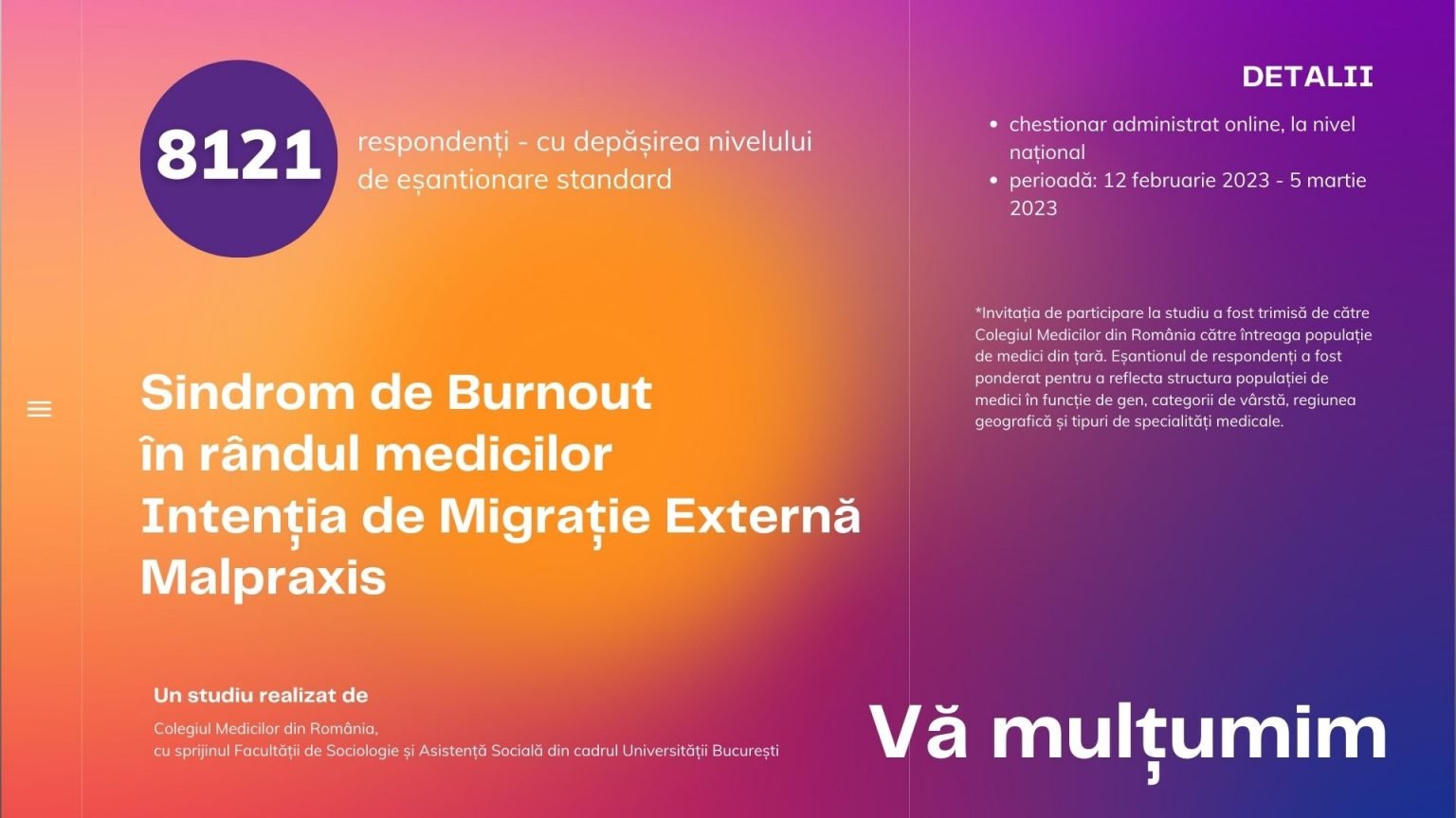 36% dintre medici sunt supuși riscului de a manifesta clinic un sindrom ...